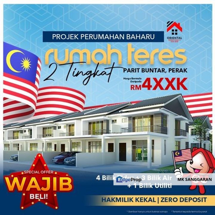 Rumah Teres Dua Tingkat di Parit Buntar, Perak for Sale @RM454,860 By ...