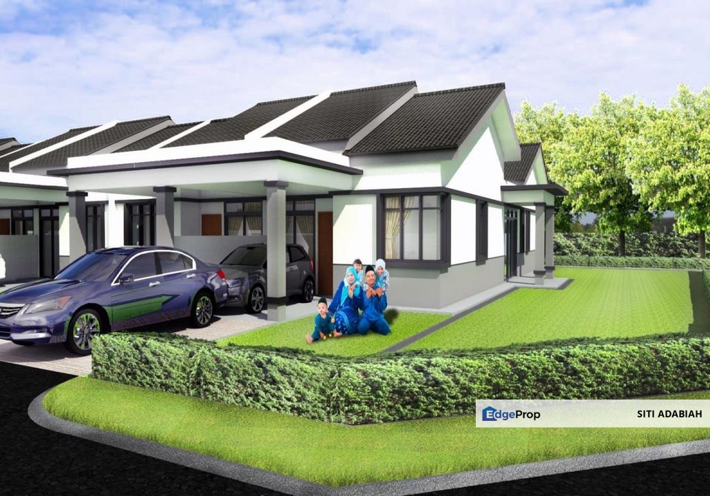 Rumah Teres Size Besar Freehold Setingkat Baru Telok Panglima Garang ...
