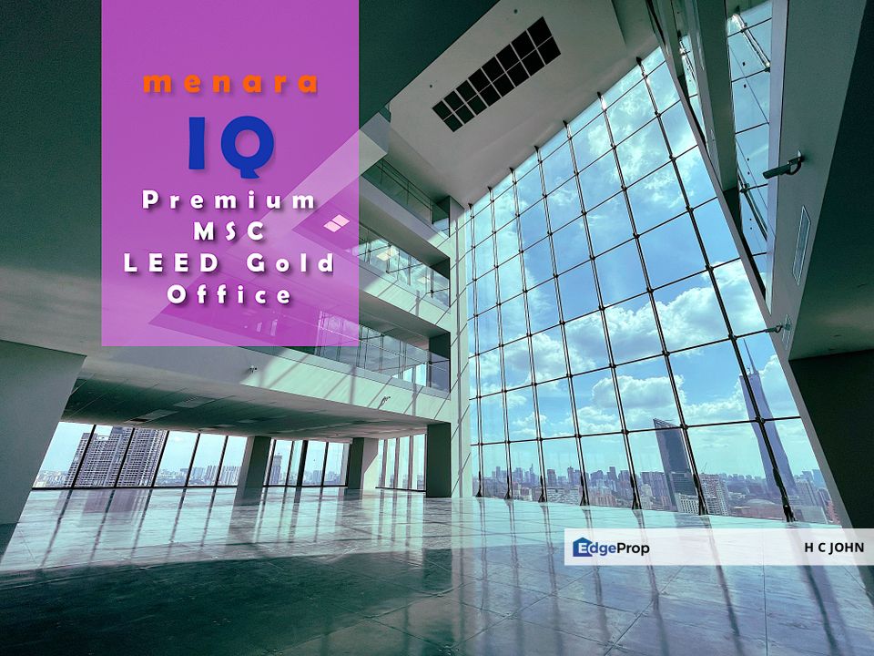 Menara IQ TRX KLCC MSC Green A+ Offices - Multi-Story Atrium for Rental ...