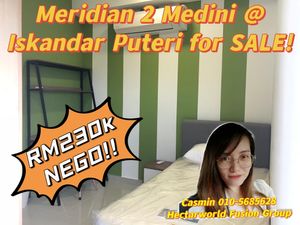RM230K Studio for Sale @ Meridian 2 Medini - Cash out at least 70K ...