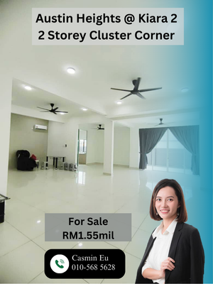 Austin Heights Double Storey Cluster Corner House For Sale for Sale ...