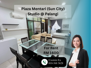Plaza Mentari (Sun City) Studio For Rent for Rental @RM1,600 By CASMIN EU | EdgeProp.my