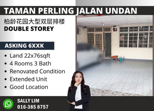 Taman Perling Jalan Undan Double Storey Renovated & Extended for Sale ...