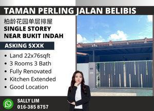 Taman Perling Jalan Belibis Single Storey Fully Renovated Near Bukit ...