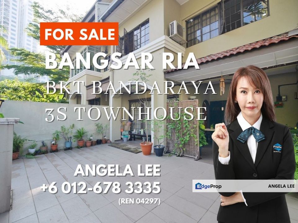 Bangsar Ria at Bukit Bandaraya 3-Storey Upper Unit Townhouse for Sale ...