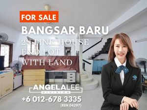 Bangsar Baru 2-Storey Link House End Lot with Land for Sale for Sale ...