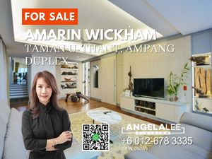 Taman U-Thant Amarin Wickham Corner Duplex for Sale for Sale @RM2,900,000 By ANGELA LEE ...