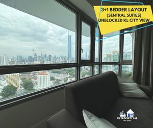 Unobstructed KL City view. 4 rooms layout with fully furnished. for ...