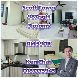 Scott Tower @ Larkin for Sale @RM390,000 By KEN CHAI | EdgeProp.my