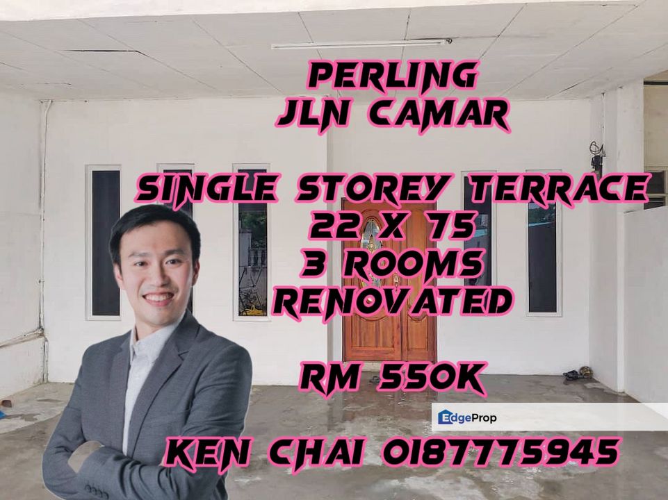 single storey terrace@ taman perling for Sale @RM550,000 By KEN CHAI ...