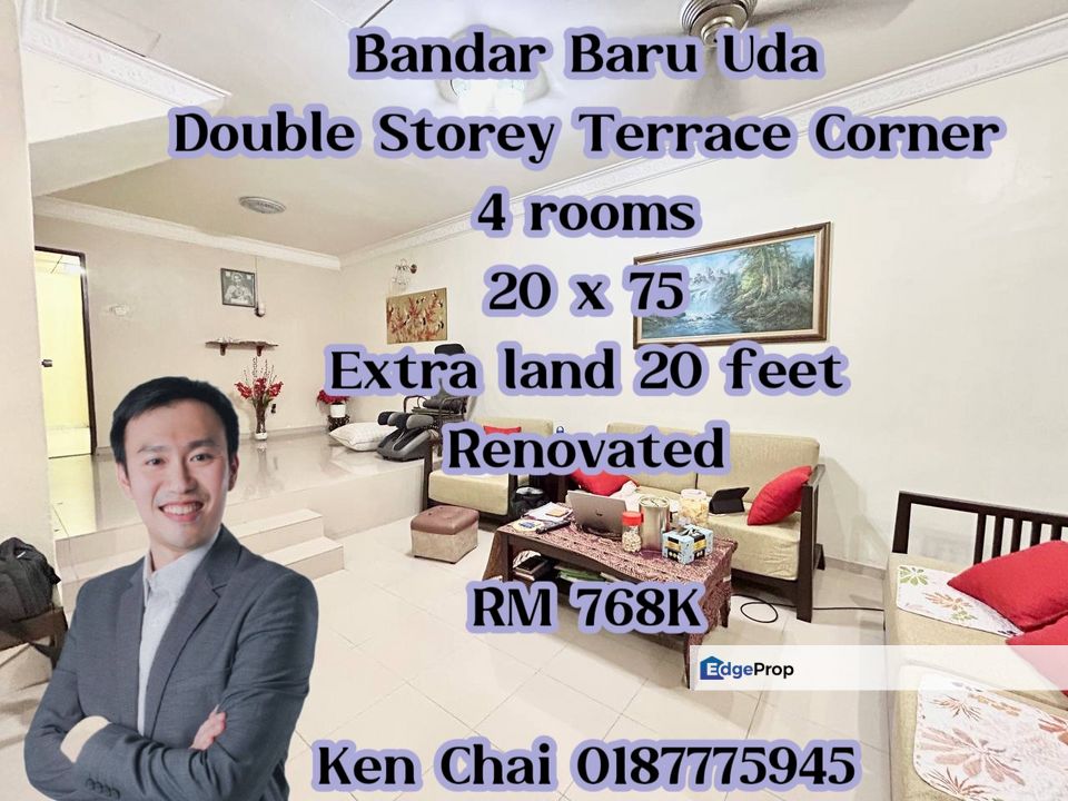 double storey corner@ bandar baru uda for Sale @RM768,000 By KEN CHAI ...