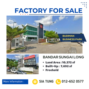Cheras, Bandar Sungai Long, Budiman Business Park 3 Storey Semi-D ...