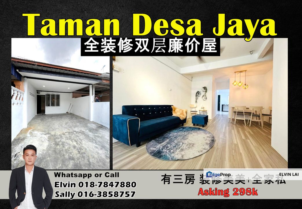 Desa Jaya Double Storey Low Cost House Fully Renovate & Furnished for ...