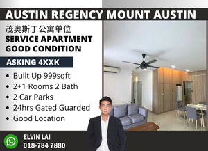Austin Regency @ Mount Austin Good Condition 2 Parking Lots For Sale ...