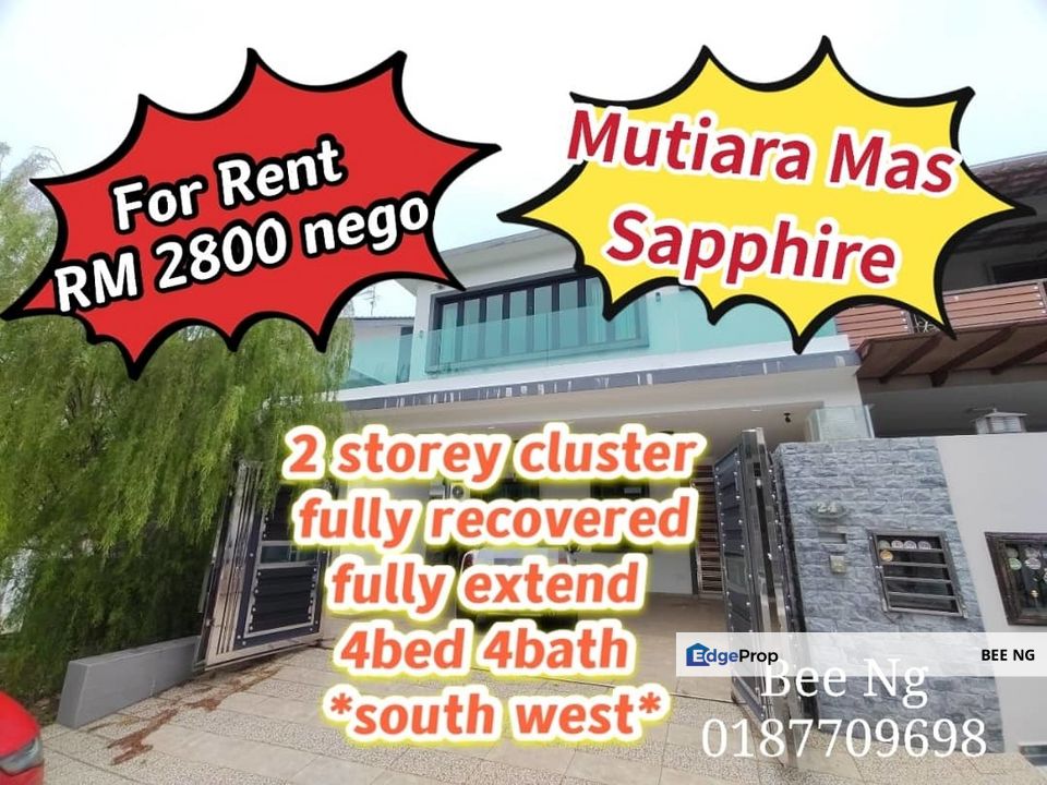 Mutiara Mas Sapphire Skudai 2 Storey Cluster Fully Luxury Renovated ...