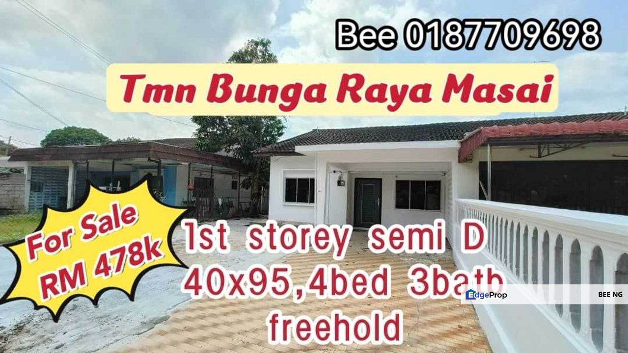 Taman Bunga Raya Masai Single Storey Semi D 40x95 Best Deals Limited ...
