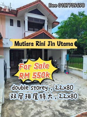 Taman Mutiara Rini Skudai Jalan Utama Double Storey End Lot for Sale ...