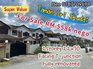 Taman Sri Skudai Jalan Gangsa 2 Storey Terrace 22x70 Fully Renovated ...