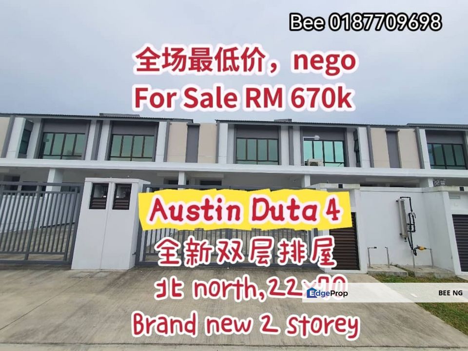 Austin Duta 4 Double Storey Brand New for Sale @RM670,000 By BEE NG | EdgeProp.my