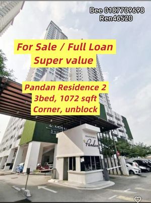 Pandan Residence 2 @ JB Town 3bed Below Market Price Full Loan for Sale ...