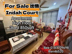 Indah Court Apartment high Floor @ bukit indah for sale for Sale @RM340 ...