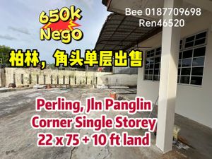 Perling Jln Panglin Corner Lot Single Storey Terrace for sale for Sale ...