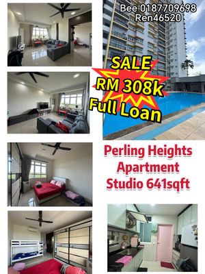 Perling Height Apartment Studio for Sale Full Loan for Sale @RM308,000 ...