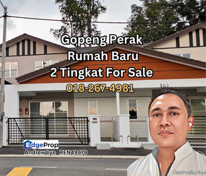 GOPENG PERAK CITY ON THE HILL RUMAH BARU 2 TINGKAT UNTUK DIJUAL for ...