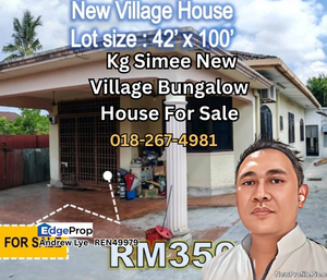 Kampung Simee New Village Bungalow House For Sale for Sale @RM350,000 ...