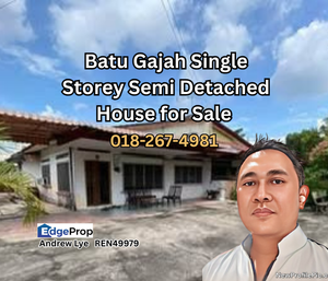 Batu Gajah Single Storey Semi Detached House For Sale for Sale @RM280 ...
