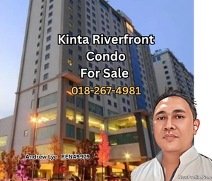 Kinta Riverfront Condominium Corner Unit For Sale for Sale @RM460,000 ...
