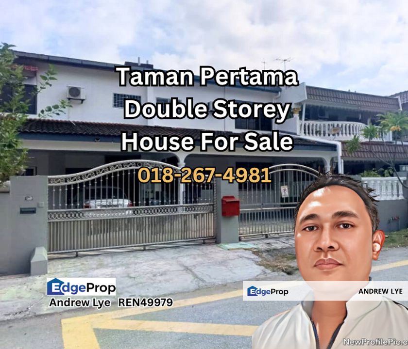 Taman Pertama Double Storey House For Sale for Sale @RM380,000 By ...