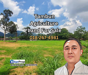 Tambun Agriculture Land For Sale for Sale @RM1,500,000 By ANDREW LYE ...