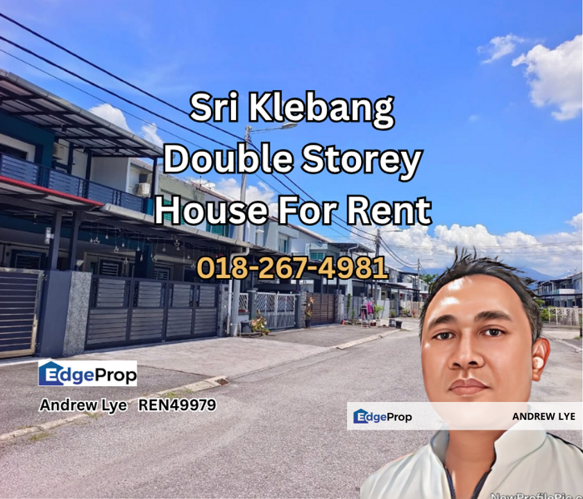 Bandar Baru Sri Klebang Pine Park Double Storey House for Rent for ...