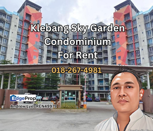 Klebang Sky Garden Condo For Rent for Rental @RM800 By ANDREW LYE ...