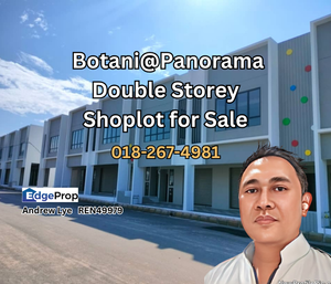 Botani@Panorama Double Storey Shoplot Freehold for Sale for Sale @RM850 ...