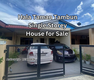 Hala Taman Tambun Single Storey House for Sale for Sale @RM250,000 By ...