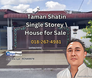 Taman Shatin Single Storey House for Sale for Sale @RM360,000 By ANDREW ...