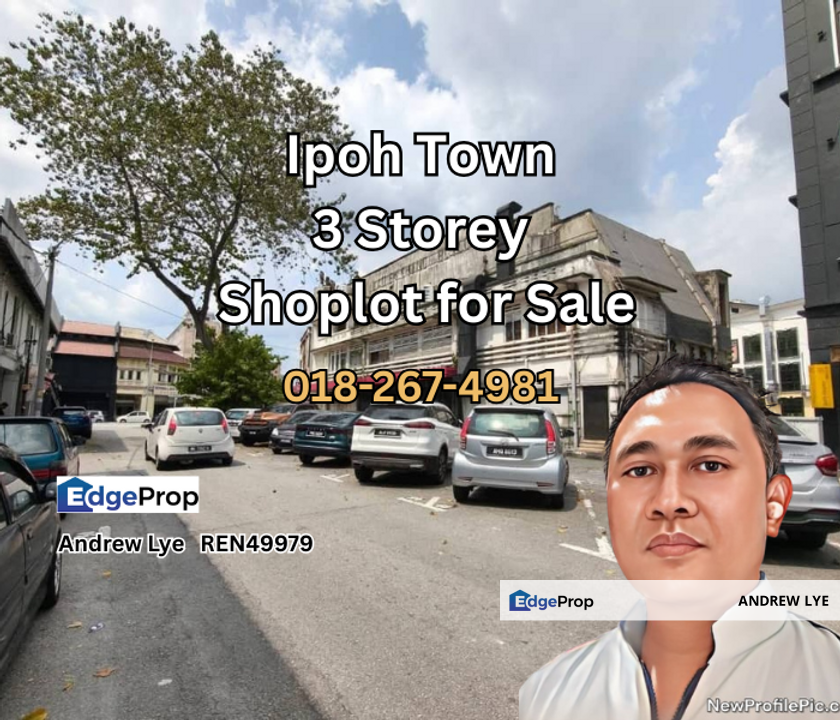 Ipoh Town 3 Storey Shoplot for Sale (Currently Tenanted) Good For ...