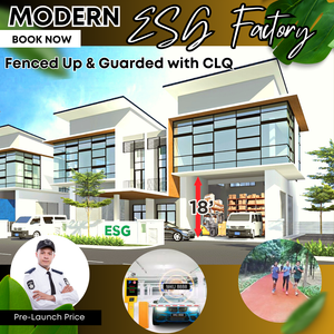 Industrial ESG Park Modern Factory for Sale @RM899,000 By ANDREW LYE ...