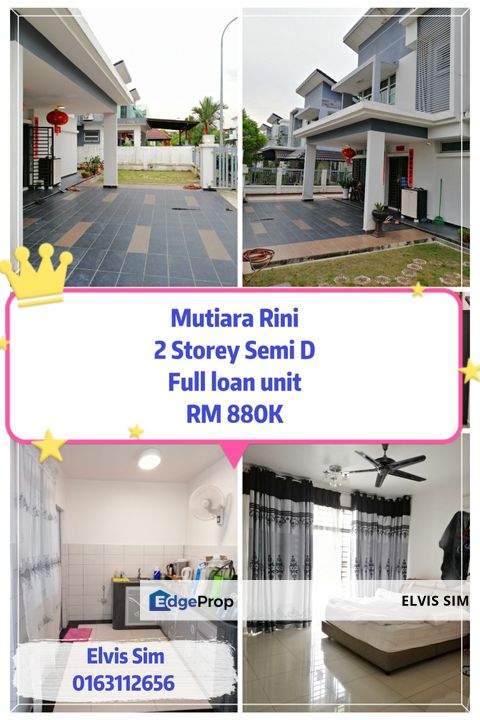 Mutiara Rini 2 Storey Semi-D for Sale @RM880,000 By ELVIS SIM | EdgeProp.my