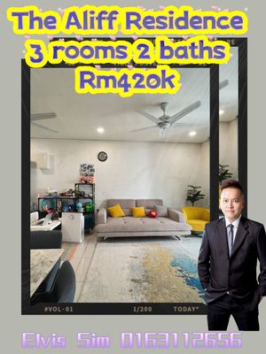 The Aliff Residence 3 rooms 2 baths For Sale for Sale @RM420,000 By ...