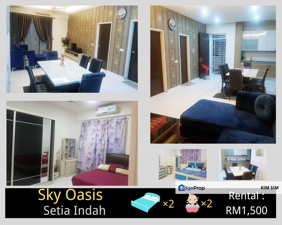 Sky Oasis Residences, Setia Indah, Jalan Setia 12 for Rental @RM1,500 By KIM SIM | EdgeProp.my
