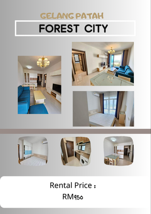 Forest City, Ataraxia Park, Starview Bay for Rental @RM950 By KIM SIM ...