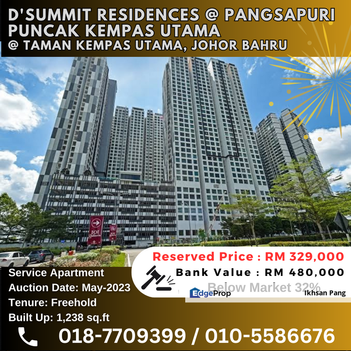 D'Summit Residences @ Pangsapuri Puncak Kempas Utama @ Taman Kempas ...
