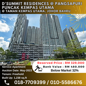 D'Summit Residences @ Pangsapuri Puncak Kempas Utama @ Taman Kempas ...