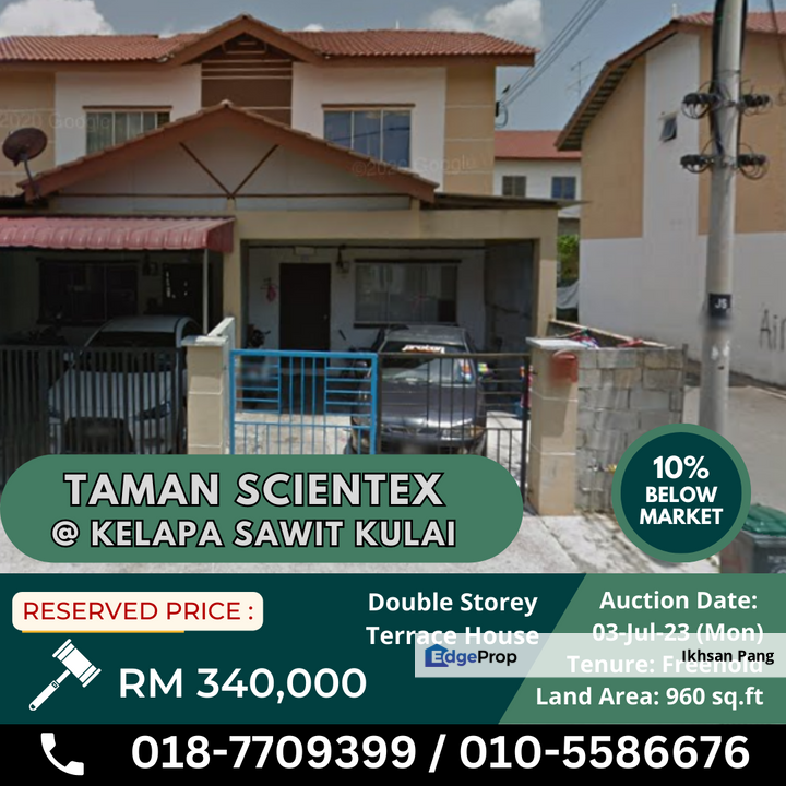 Taman Scientex, Kelapa Sawit, Kulai @ Double Storey Terrace House for ...