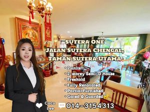 2 units!! Sutera One @ Intermediate & Corner 2-storey Semi-D House for ...