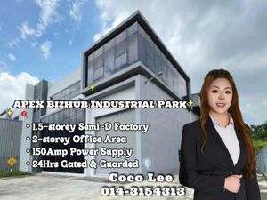 Apex Bizhub Industrial Park @ 1.5-storey Semi-D Factory with Office ...