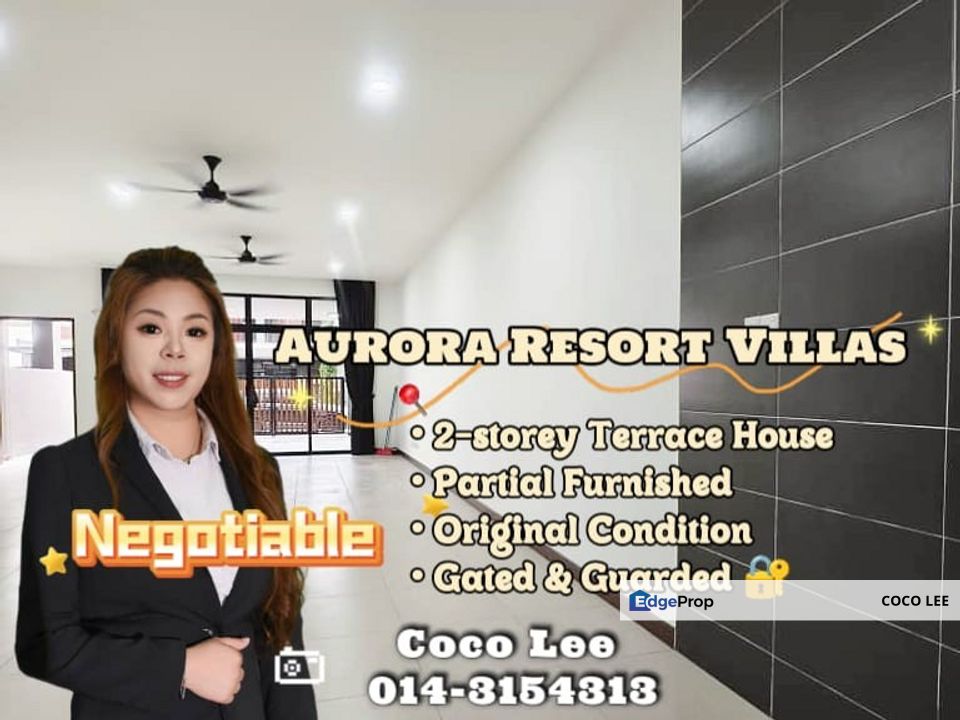Aurora Resort Villas @ Original Condition 2-storey Terrace House for ...